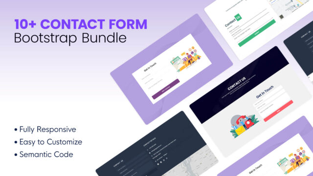 10 Html Hero Section Web Ui Kits Bootstrap Bundle Designtocodes