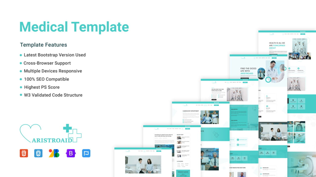 Aristroaid – Medical Website Template | Professional Website Templates ...