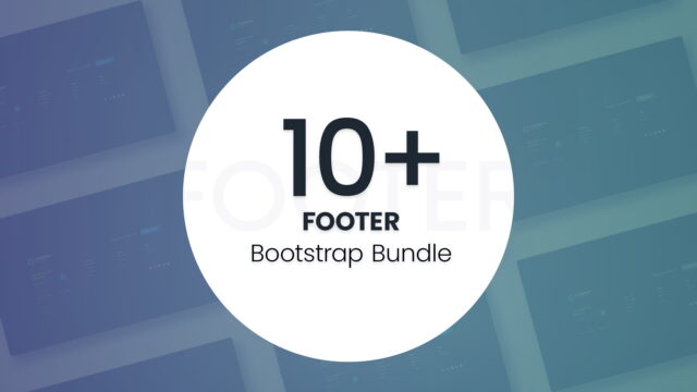 10+ Modern Bootstrap Footer Bundle | Website Footer Ideas - DesignToCodes