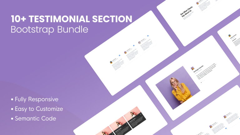 10+ HTML Hero Section – Web Ui Kits | Bootstrap Bundle - DesignToCodes