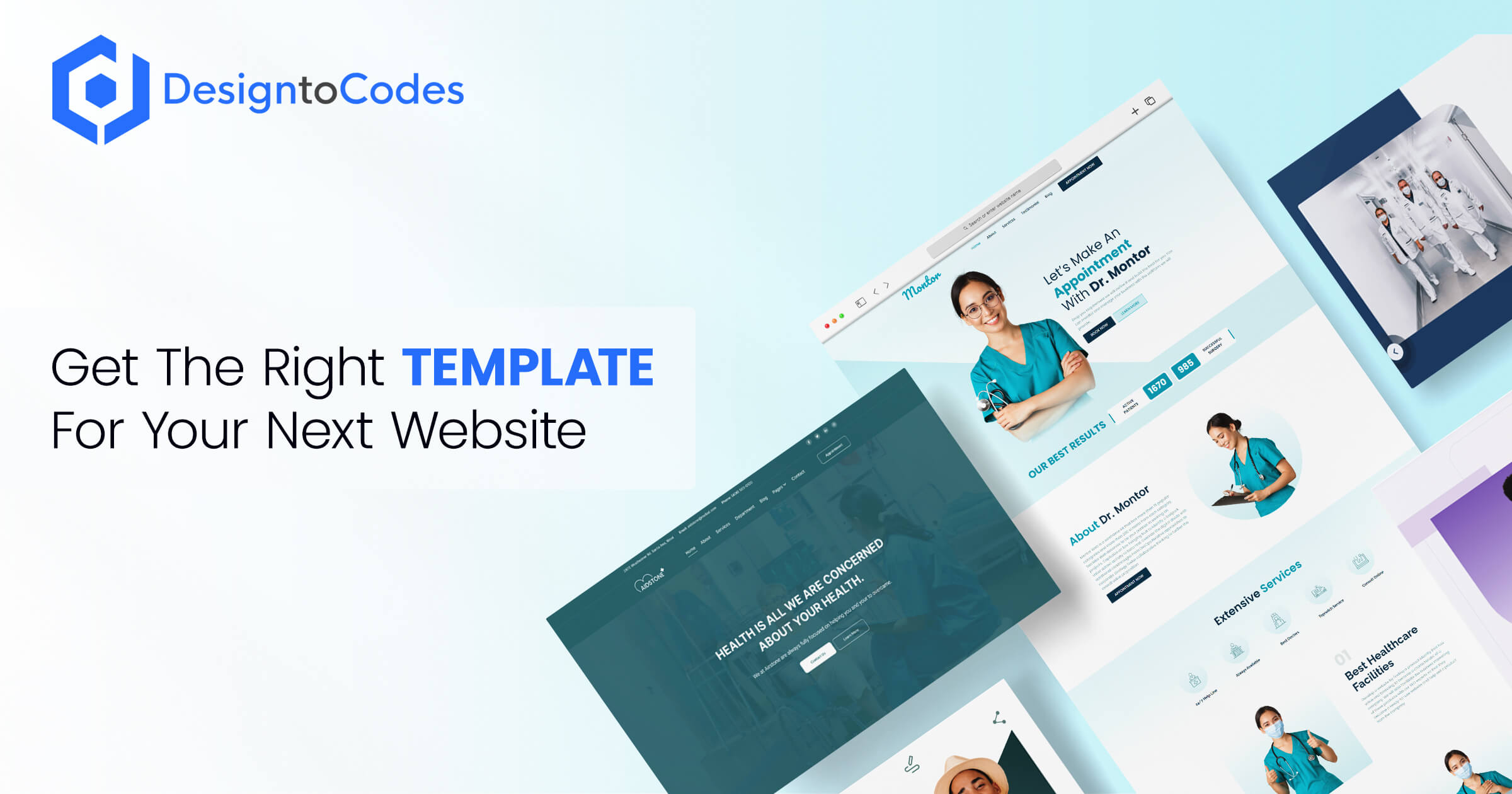 Get The Right Template For Your Next Website - DesignToCodes