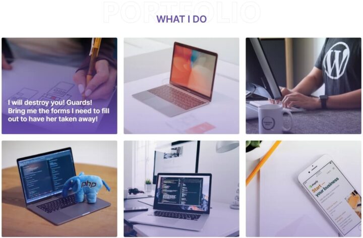 Mydevfolio V1 - One Page Web Developer Portfolio Template