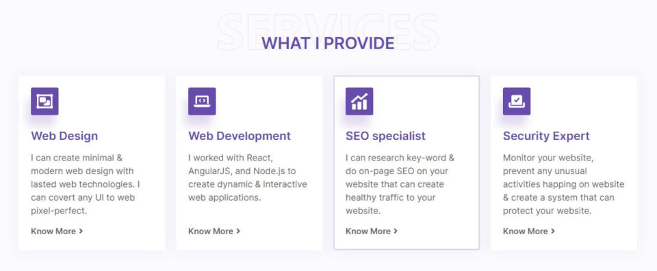 Mydevfolio V1 - One Page Web Developer Portfolio Template