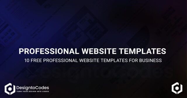 10 Free Professional Website Templates For Business
