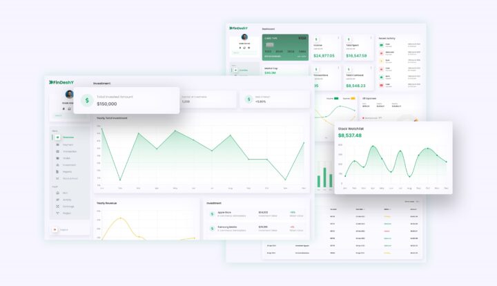 FinDeshY - Free Financial Bootstrap Dashboard Template