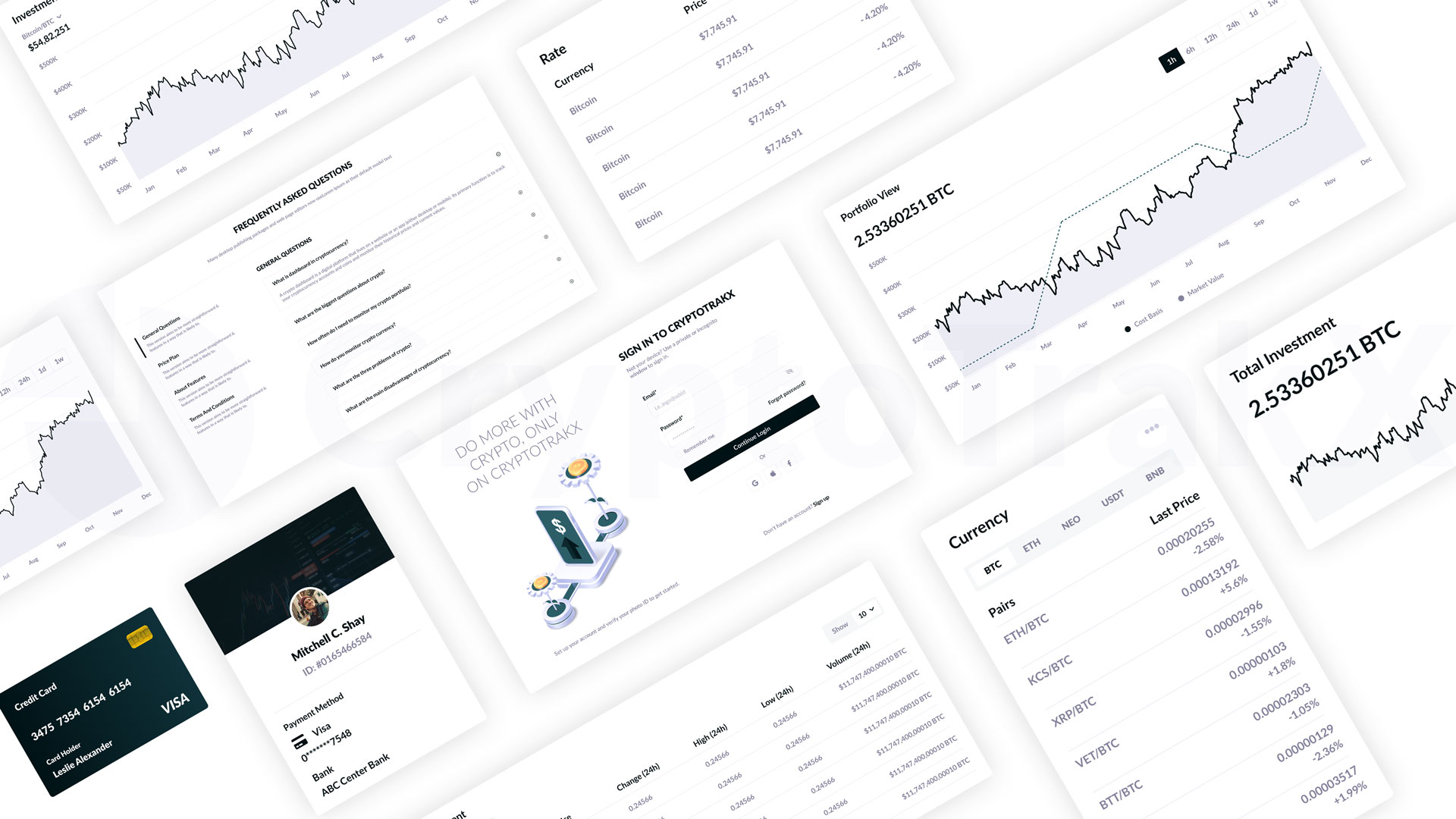 CryptoTrakX: Tailwind Crypto Dashboard - Free Download