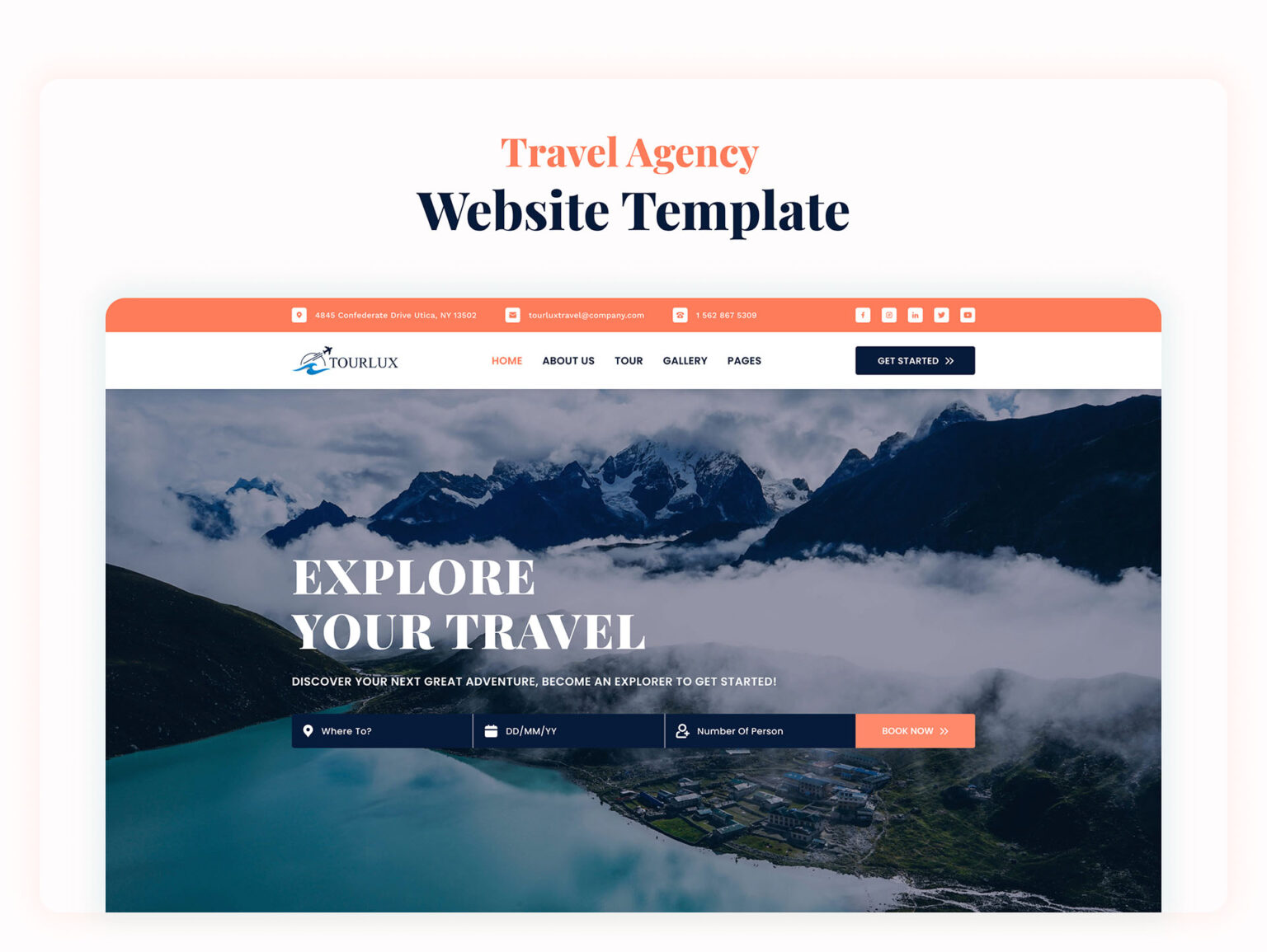 Tourlux: Free Multipage Travel Agency Website Figma Template ...