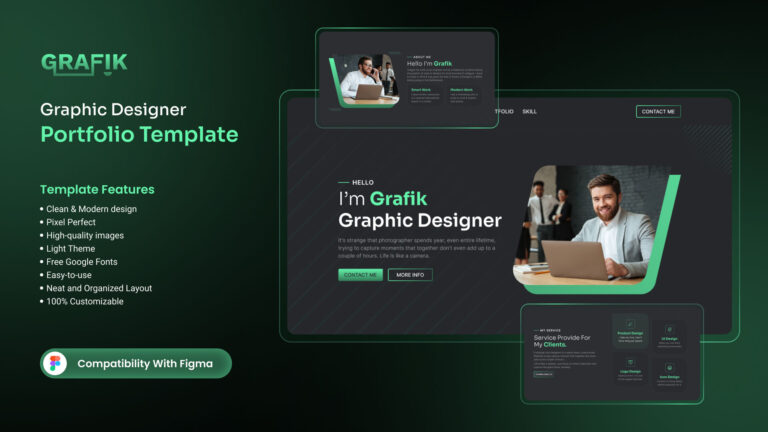 GRAFIK V3 – Best Figma Portfolio Template for Graphic Designers ...