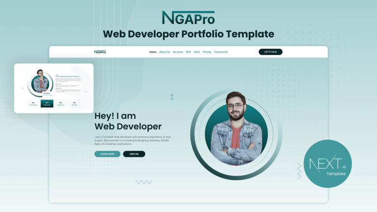 NextGenAppsPro - Next.js Portfolio Template for Web Developers ...