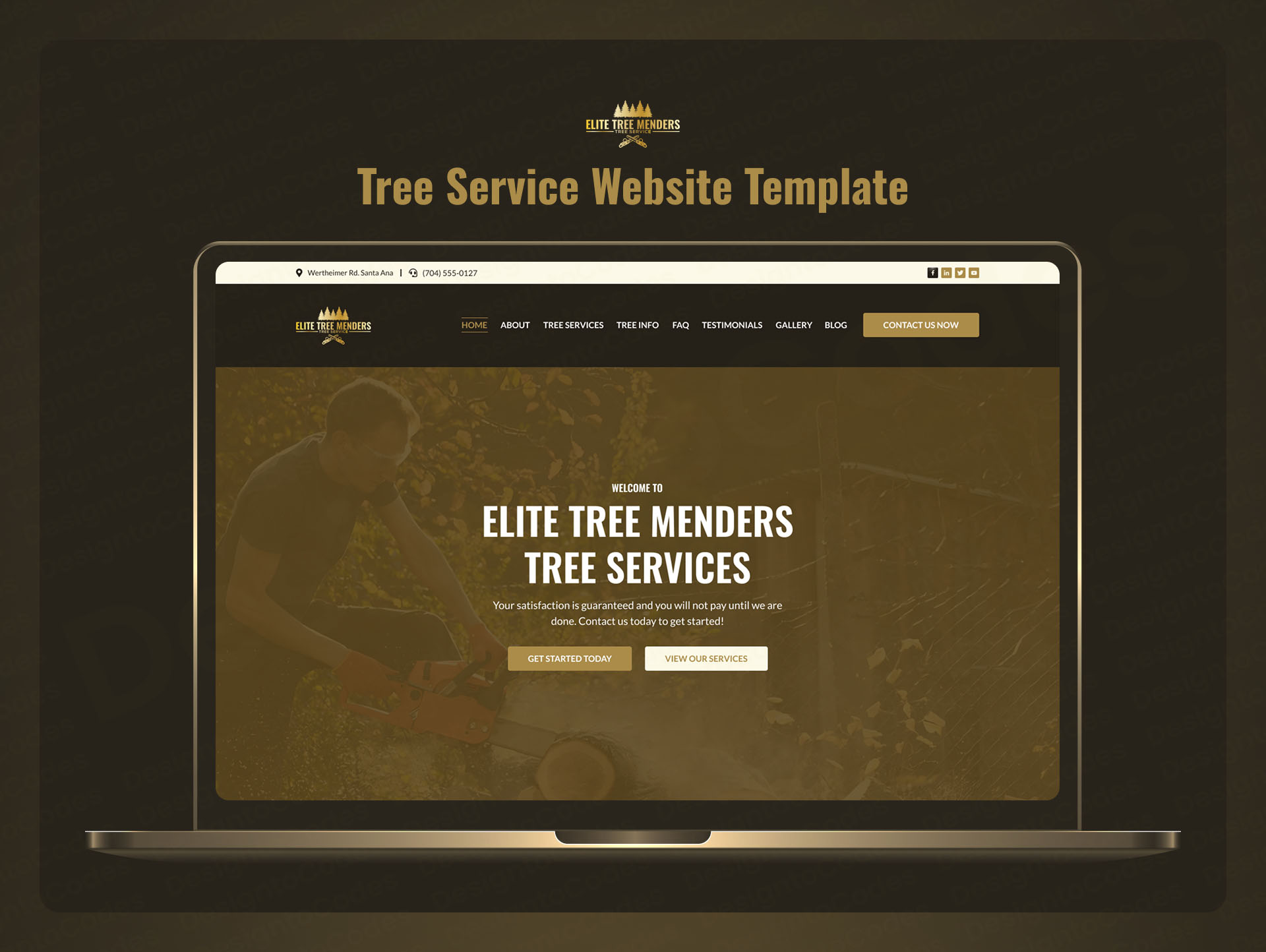 Elite Tree Menders - Multipage Tree Service Framer Template