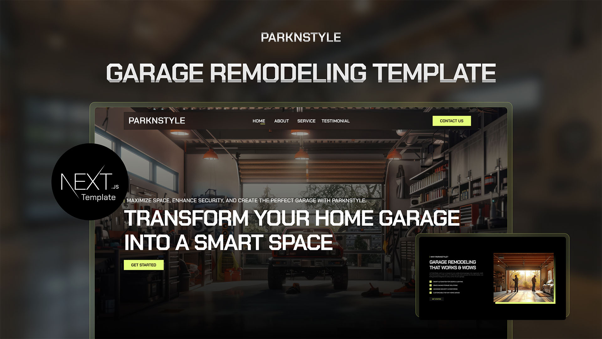 ParkNStyle - Home & Garage Solutions Next.js Template - DesignToCodes