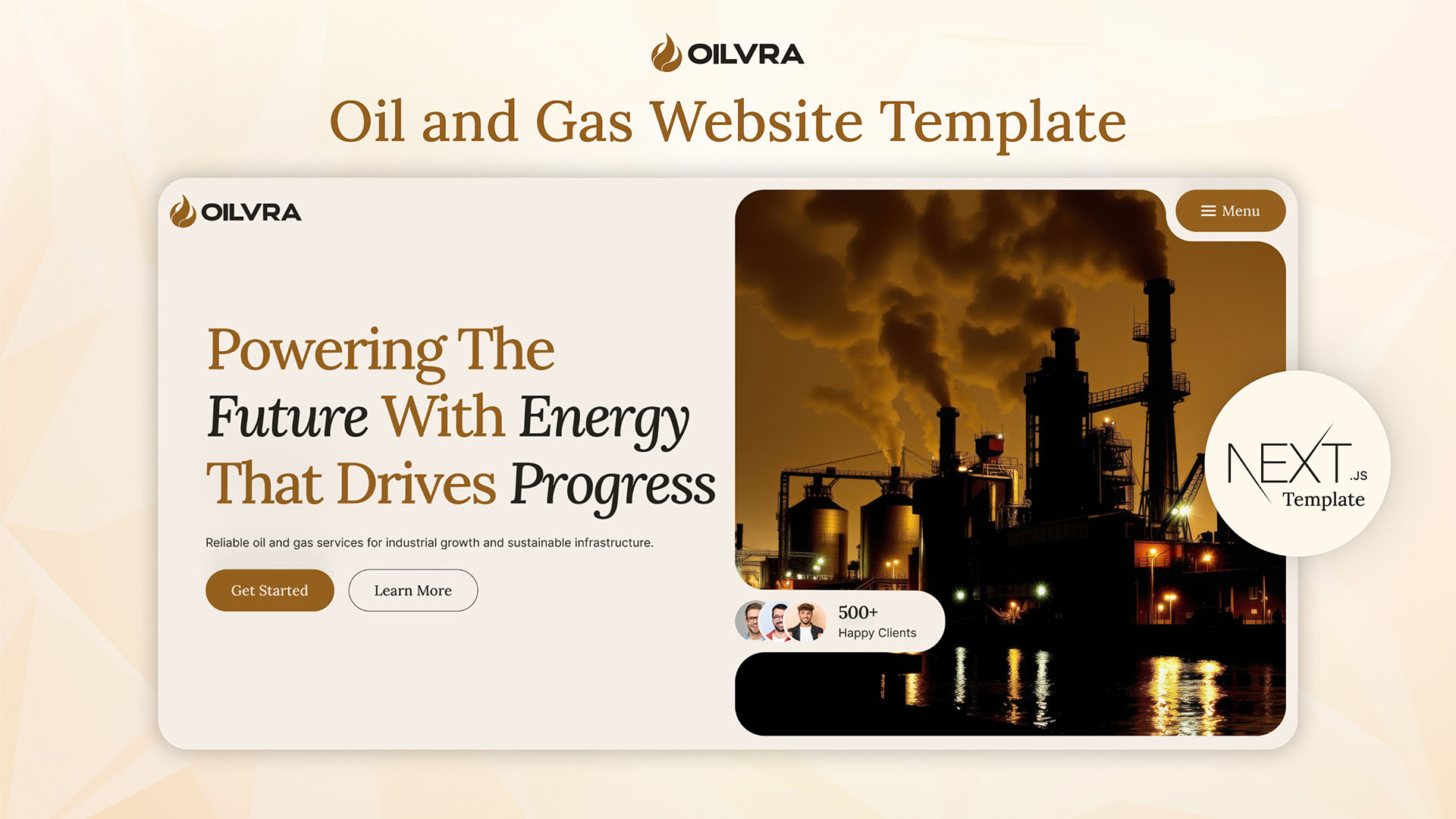 Oilvra - Best Oil and Gas Next.js Template