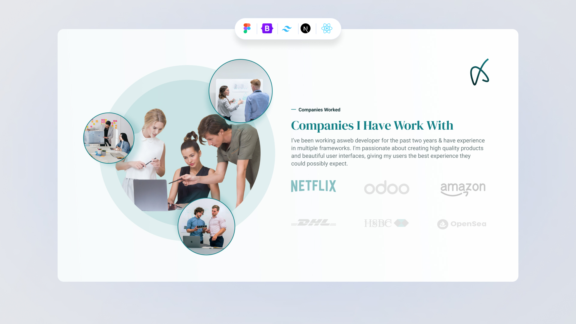 Client Section Figma Style 20 - DesignToCodes