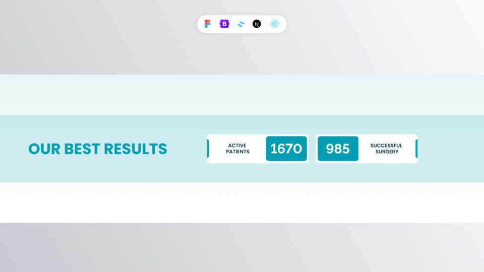 Counter Section Figma Style 19 - DesignToCodes