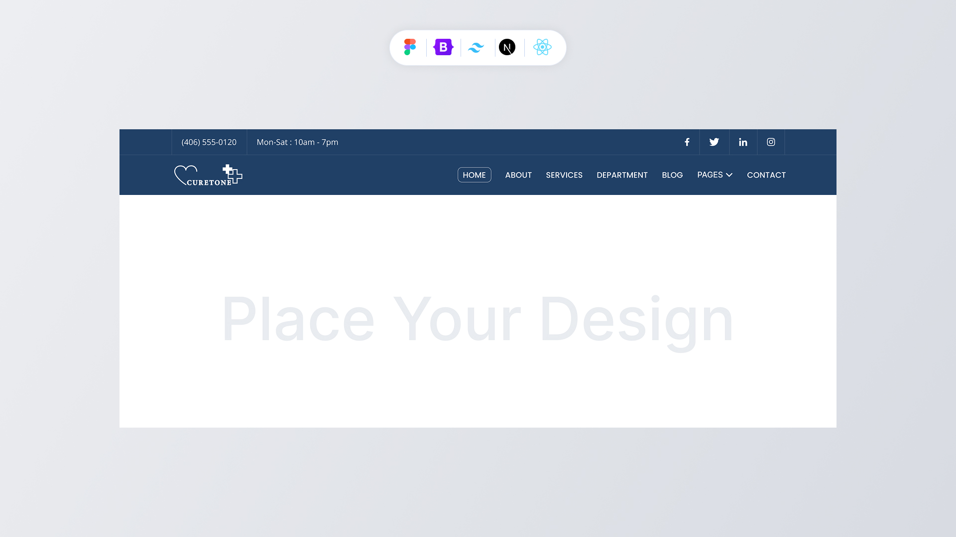 Website Navigation Figma Style 14
