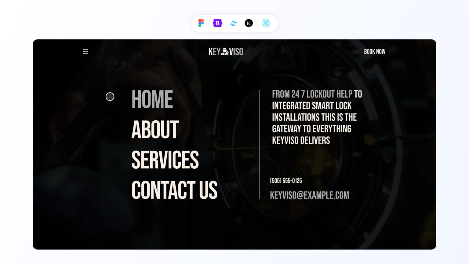 Website Navigation Figma Style 34