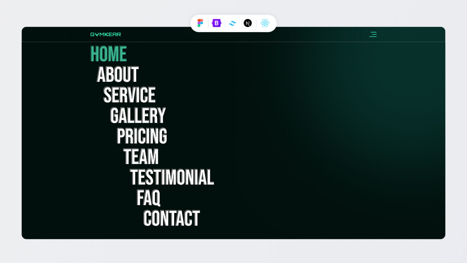 Website Navigation Figma Style 54