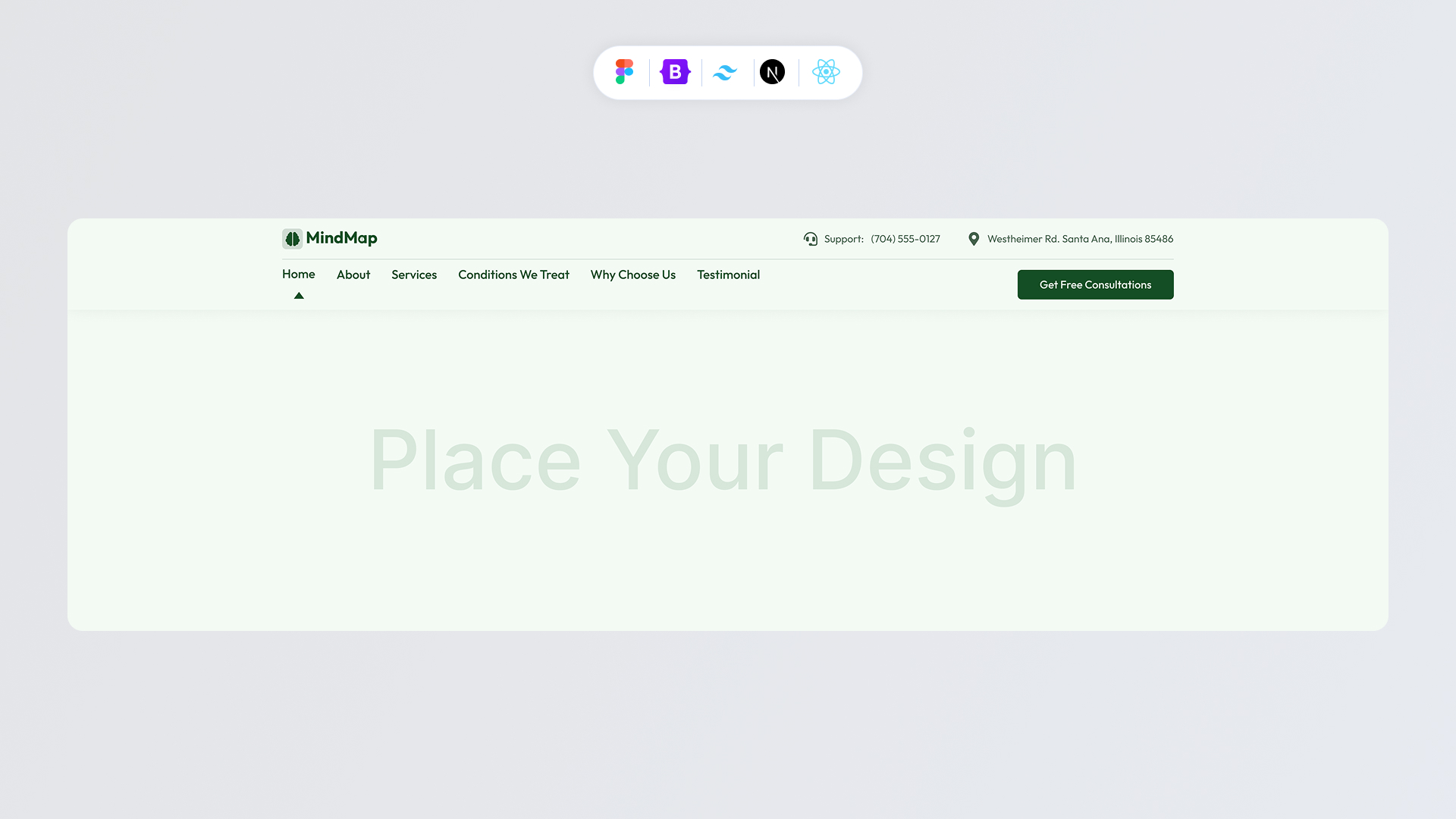 Website Navigation Figma Style 55 - DesignToCodes