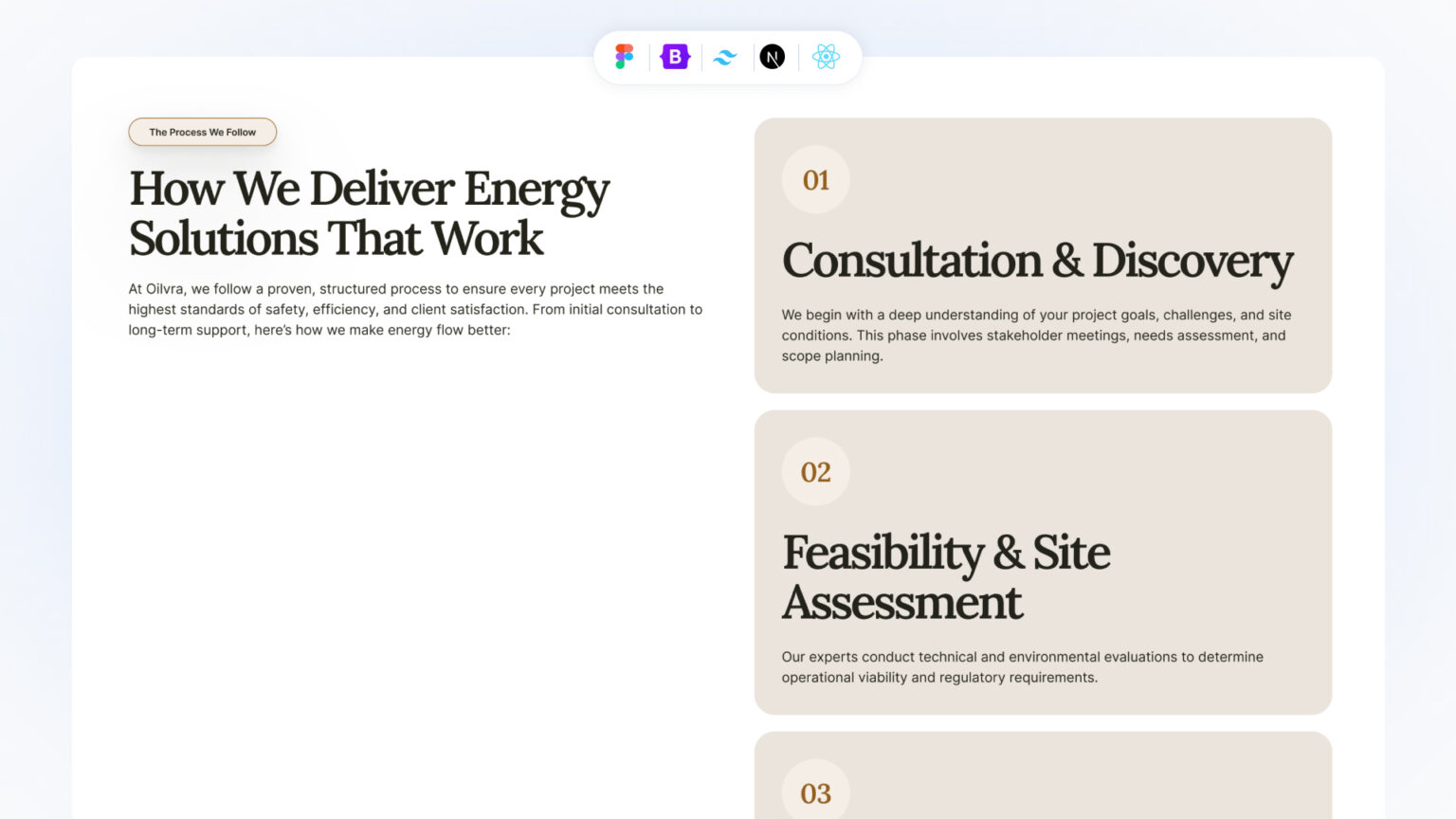 Steps Section Figma Style 22 - DesignToCodes