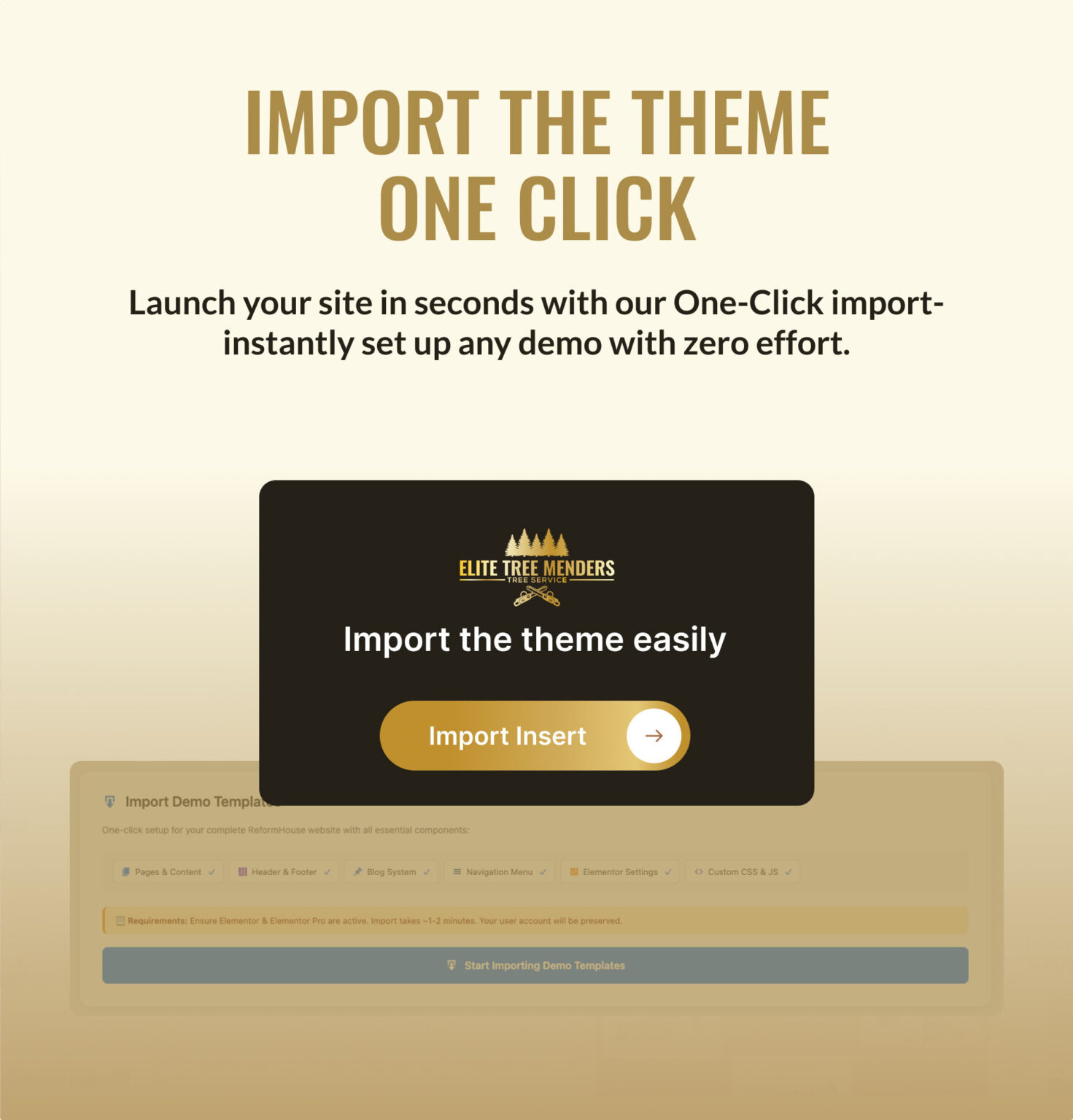 Elite Tree Menders – Tree Service Elementor Theme