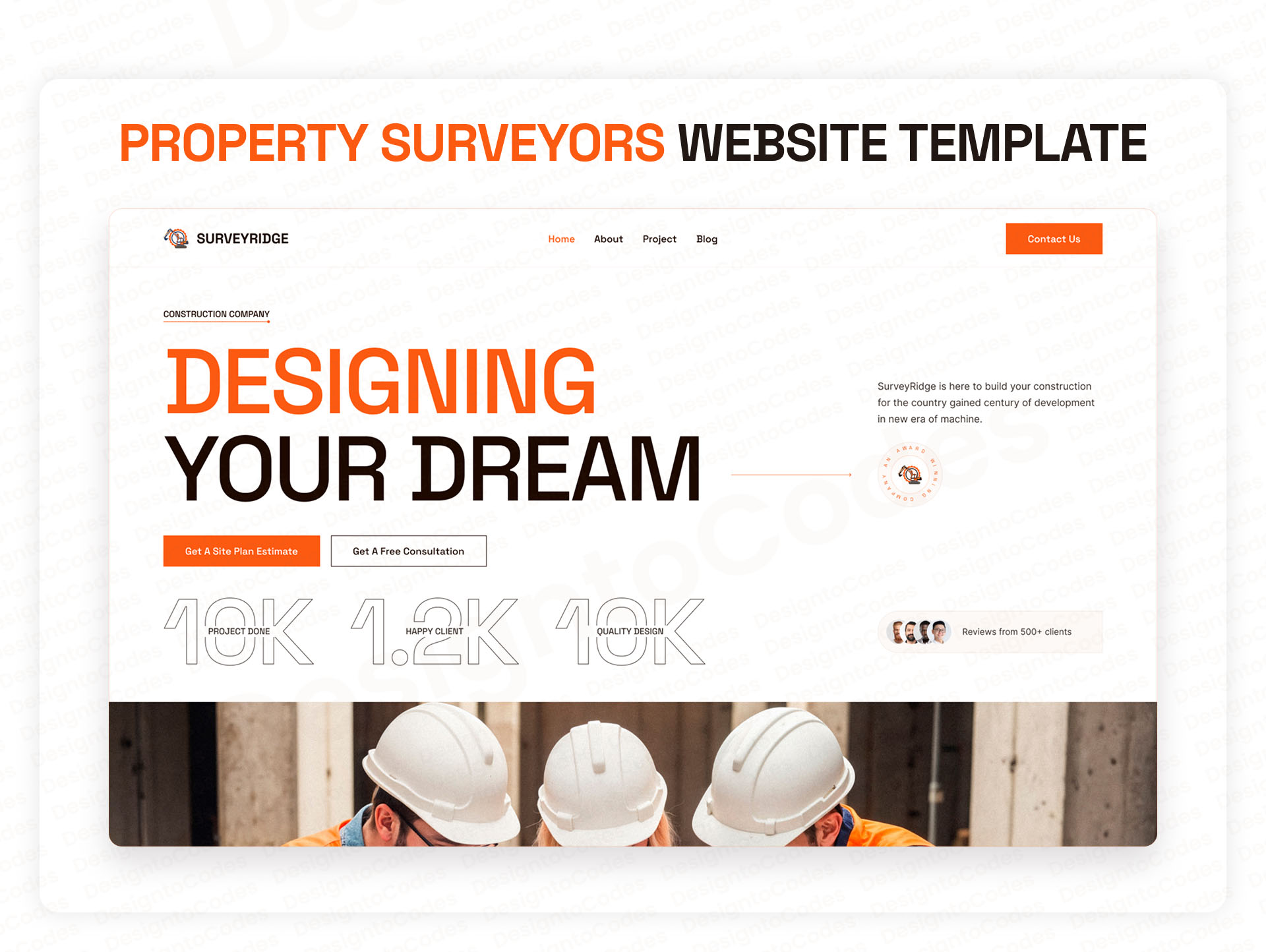SurveyRidge – Property Surveyors Framer Template