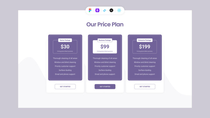Pricing Section Tailwind Style 32 - DesignToCodes