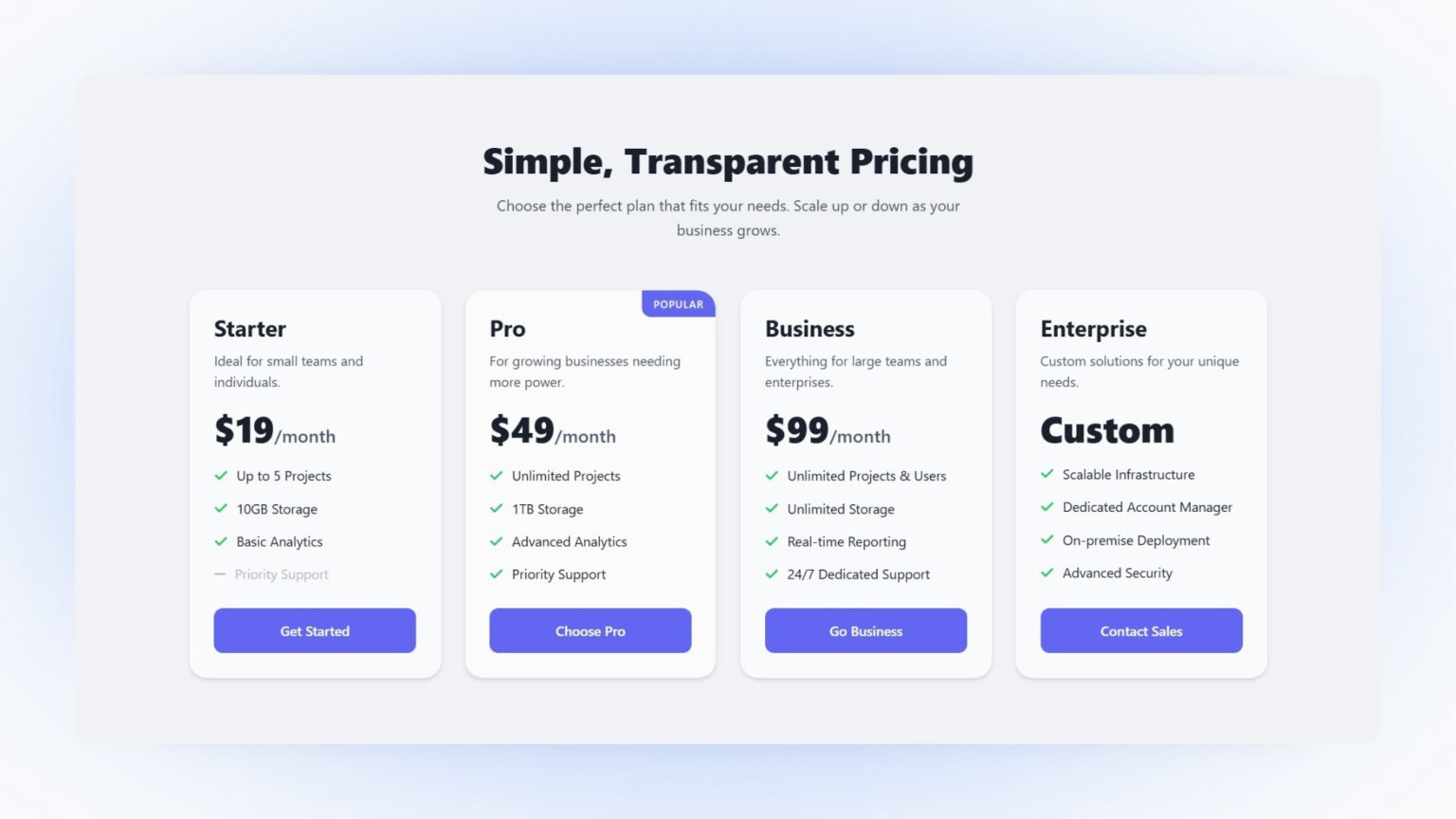 Pricing Section Tailwind Style 61 - DesignToCodes