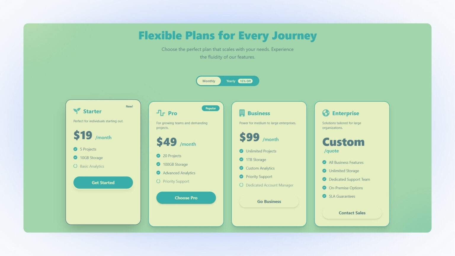 Pricing Section Tailwind Style 73 - DesignToCodes