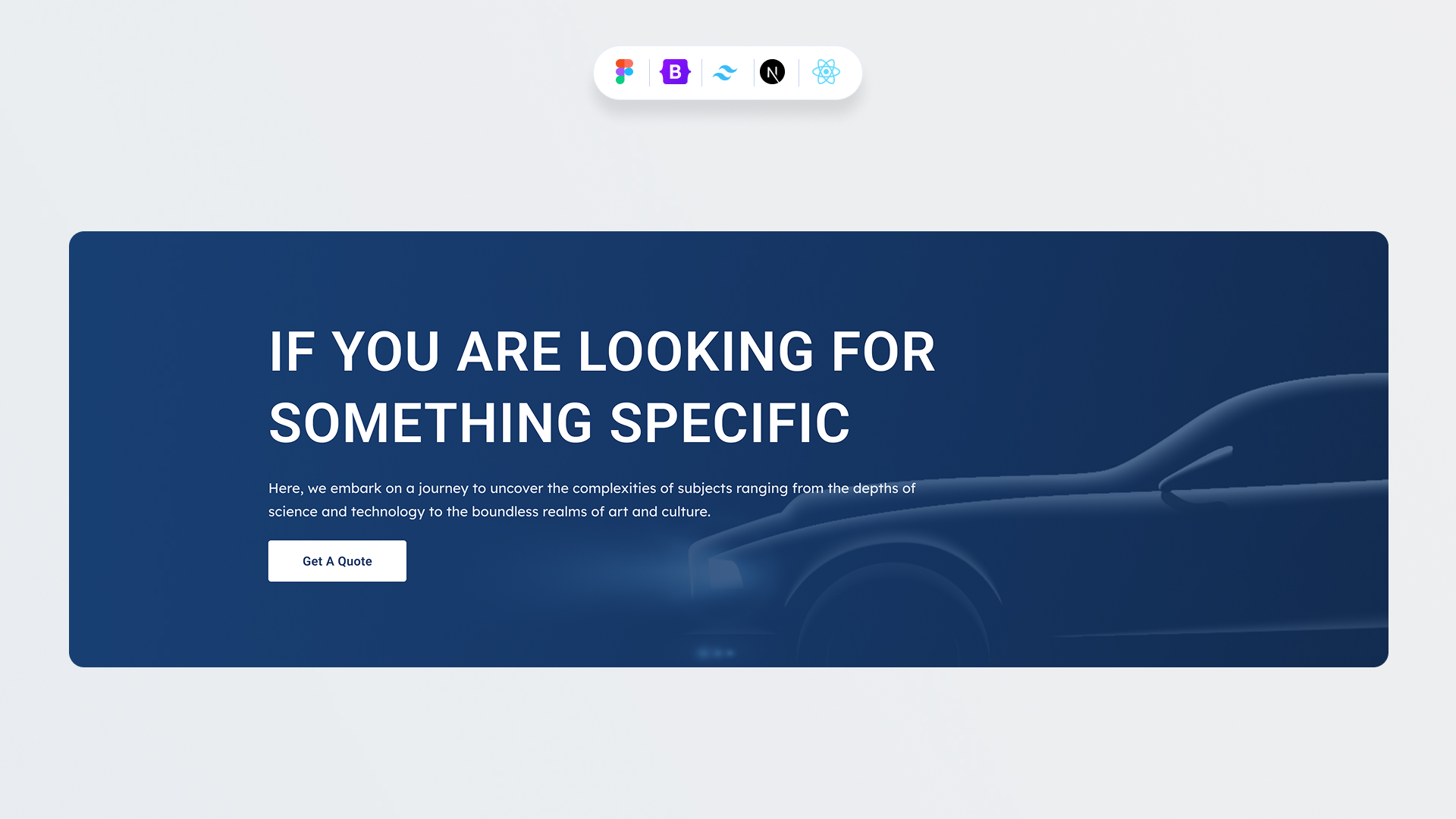 CTA Section Bootstrap Style 05